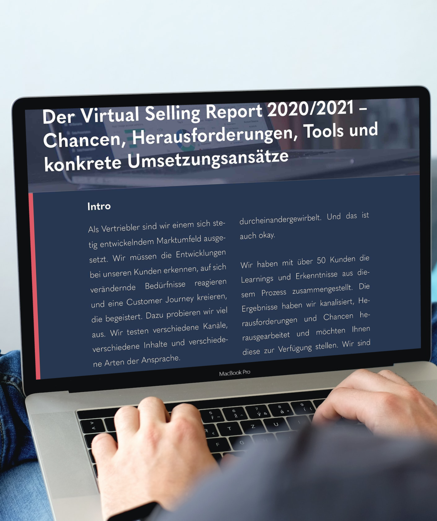 Danke für Ihr Interesse am Virtual Sales Report
